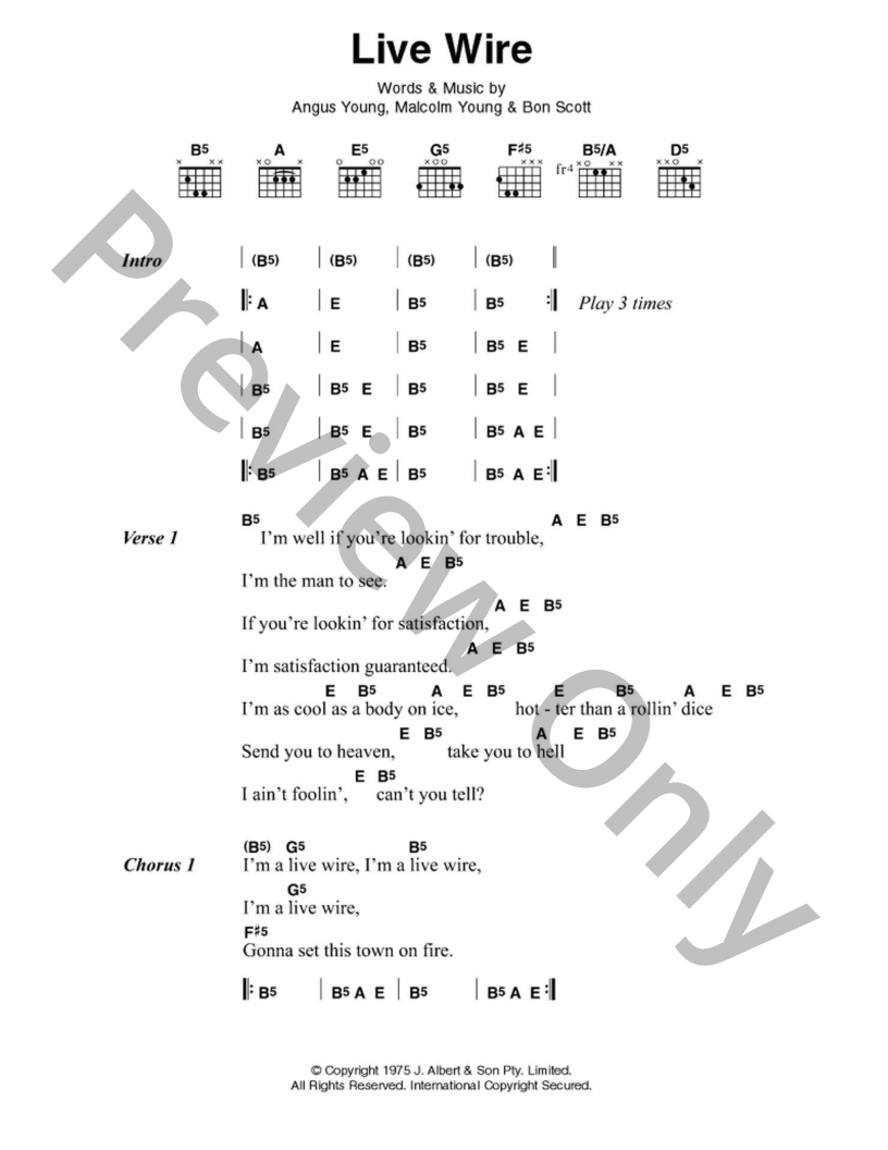 Live Wire | J.W. Pepper