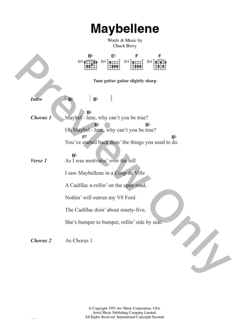 Maybellene | J.W. Pepper