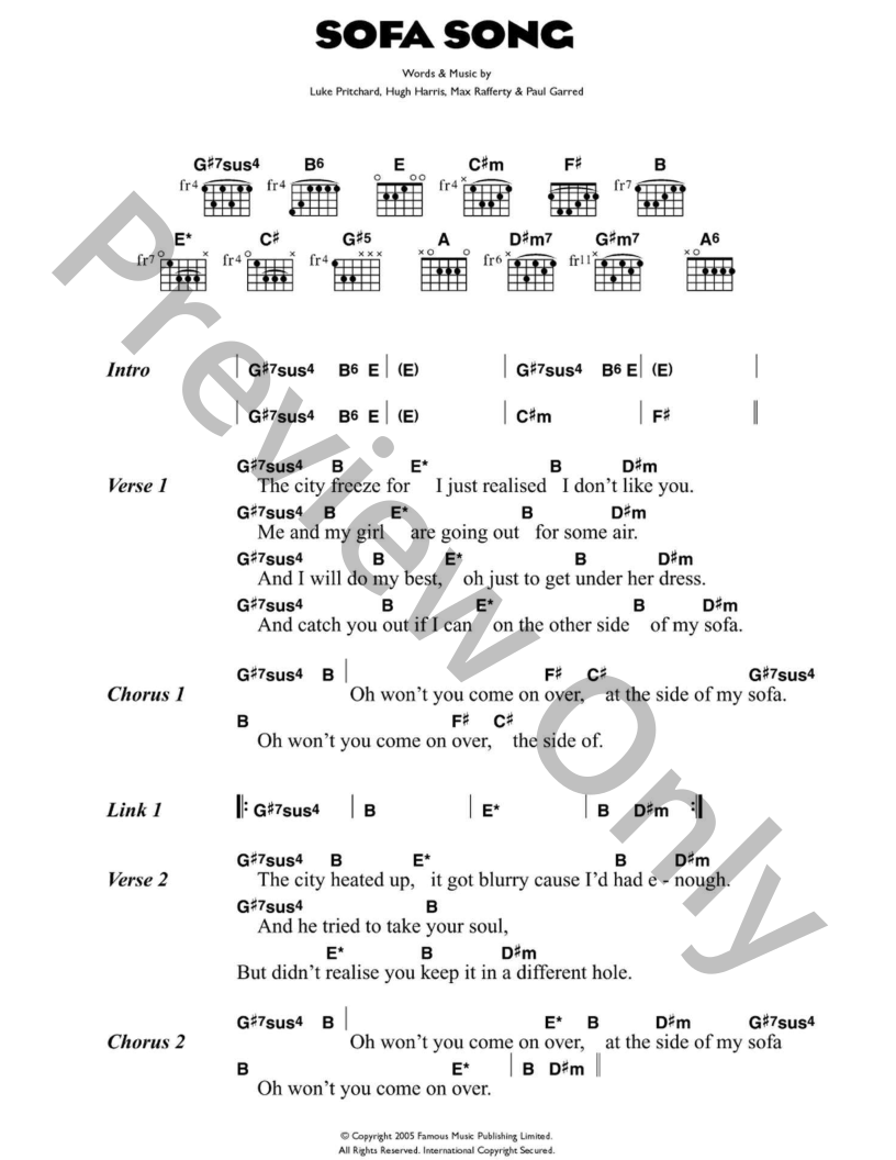 Sofa Song | J.W. Pepper
