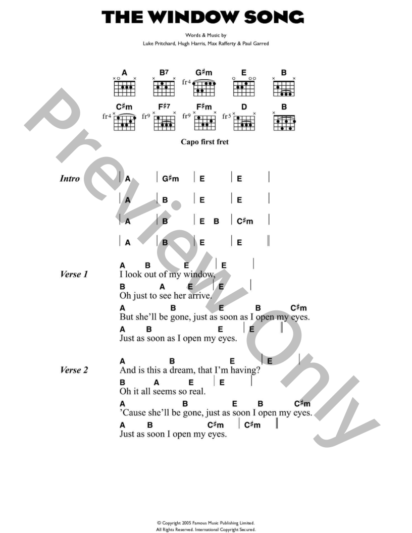The Window Song | J.W. Pepper