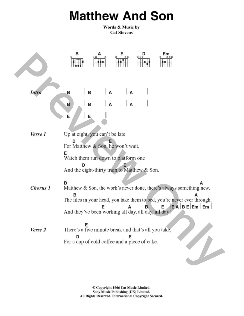 Matthew and Son | J.W. Pepper