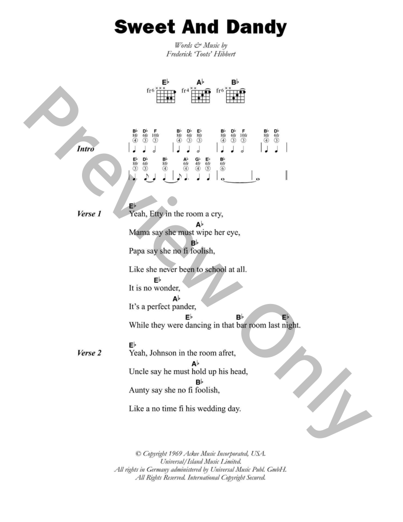 Sweet and Dandy | J.W. Pepper