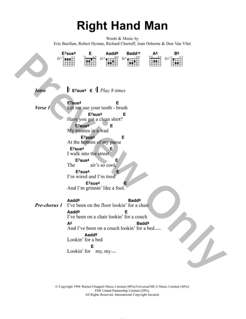 Right Hand Man | J.W. Pepper