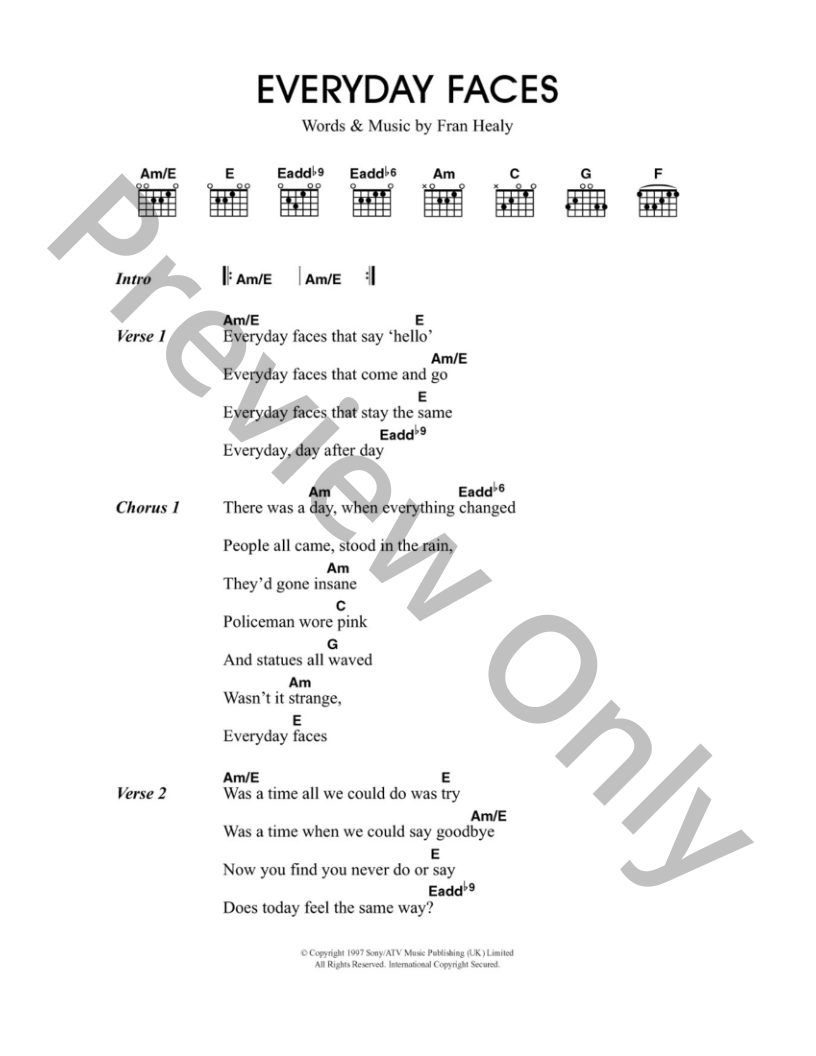 Everyday Faces | J.W. Pepper