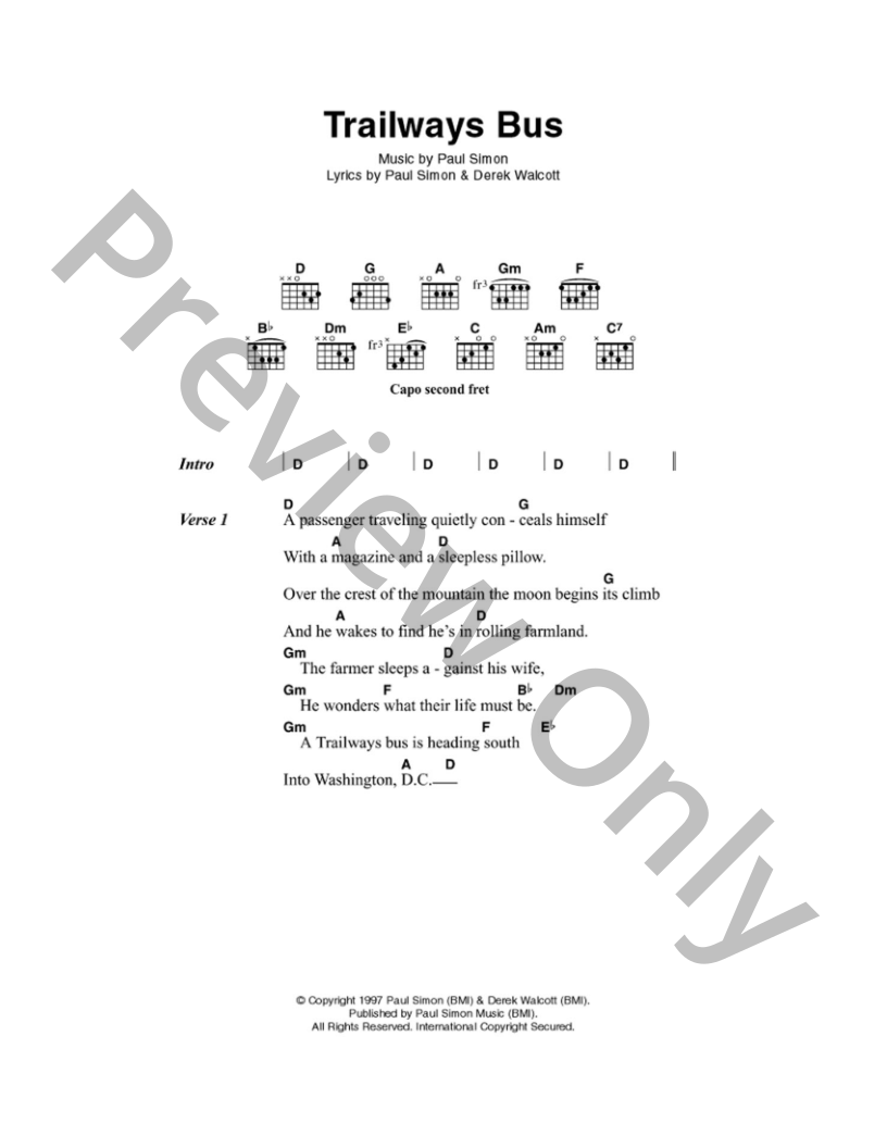 Trailways Bus | J.W. Pepper