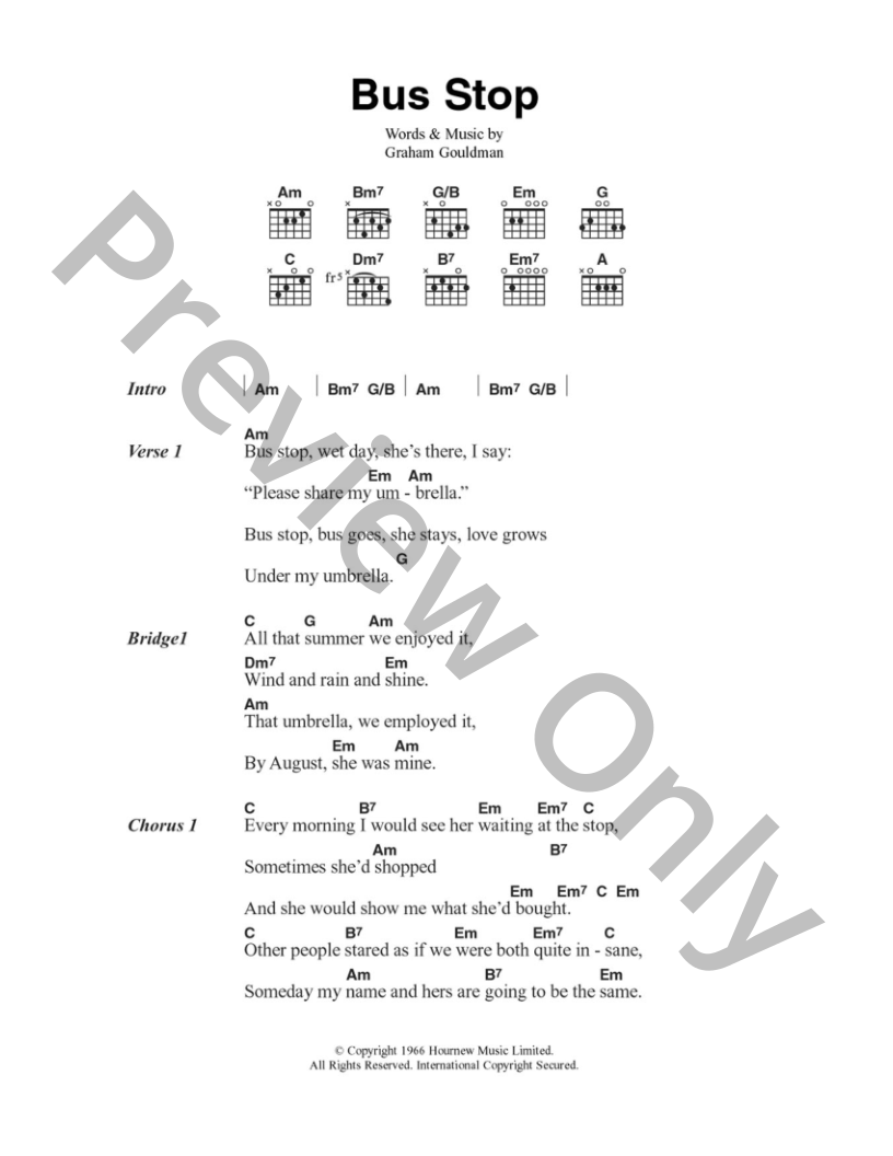 Bus Stop | J.W. Pepper