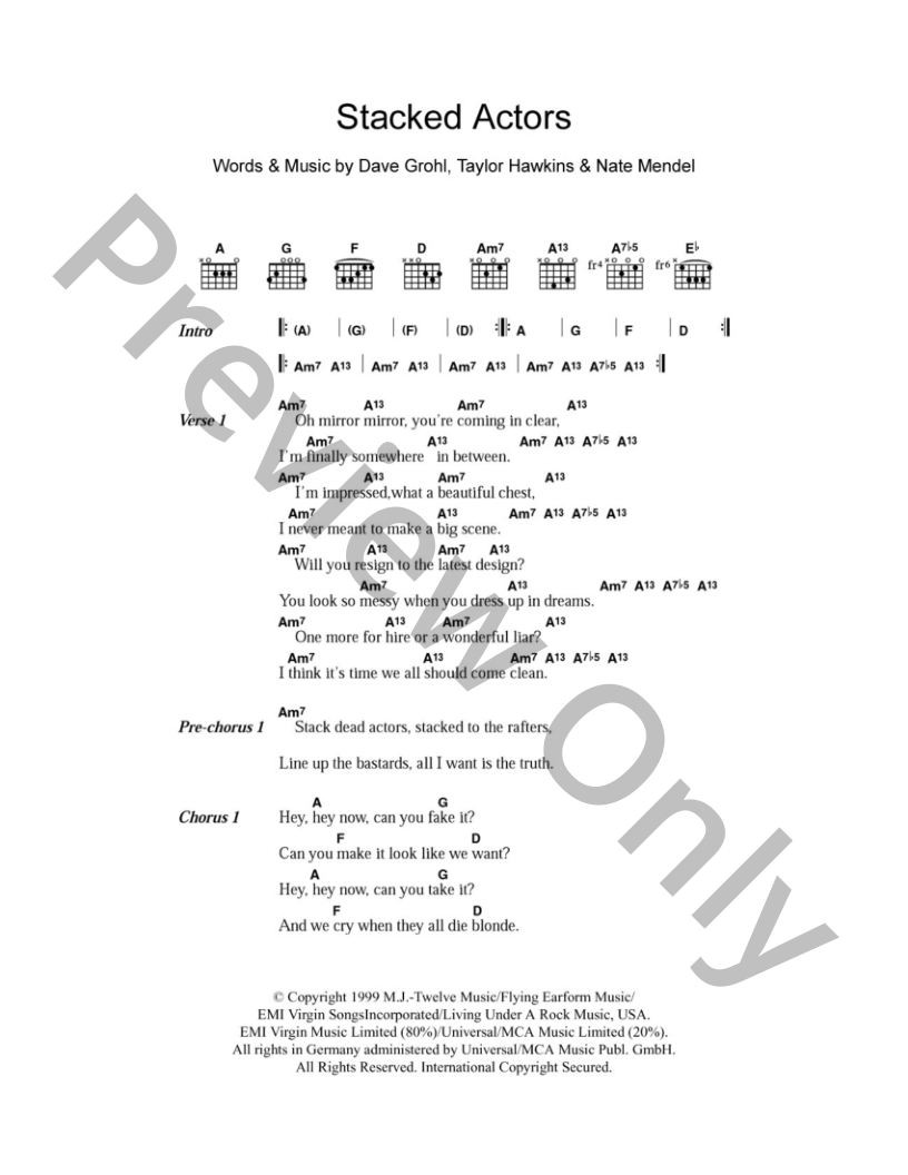 Stacked Actors | J.W. Pepper