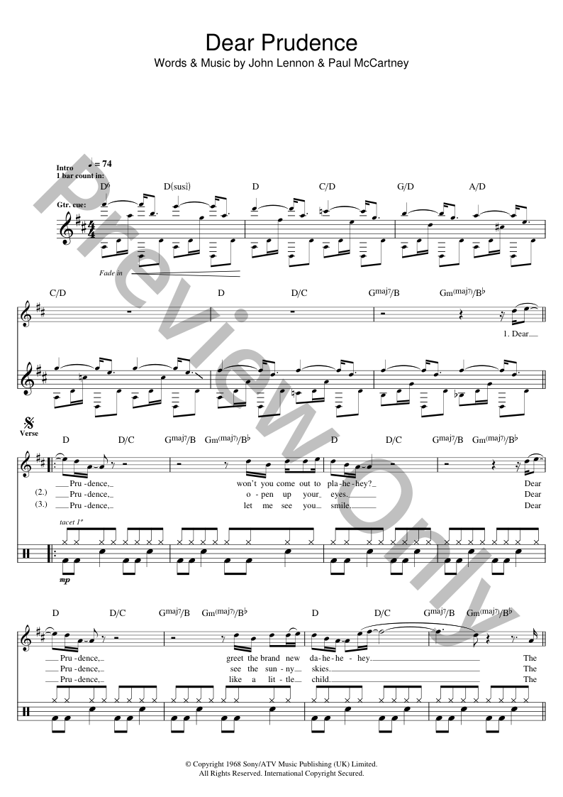 Dear Prudence | J.W. Pepper