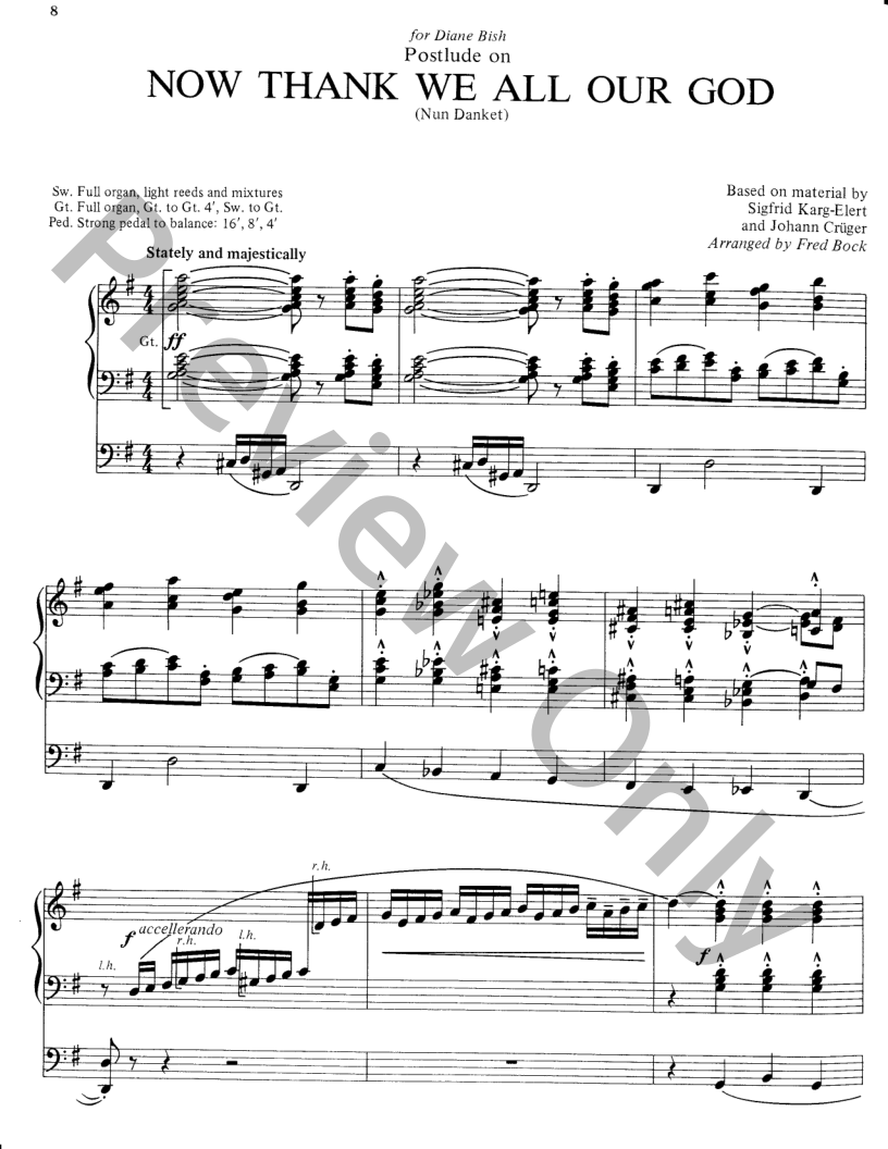 Now Thank We All Our God | J.W. Pepper