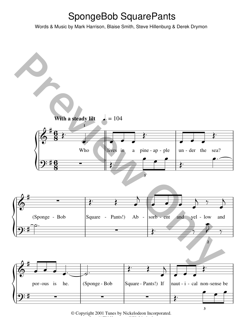 Spongebob Squarepants Theme Song | J.W. Pepper