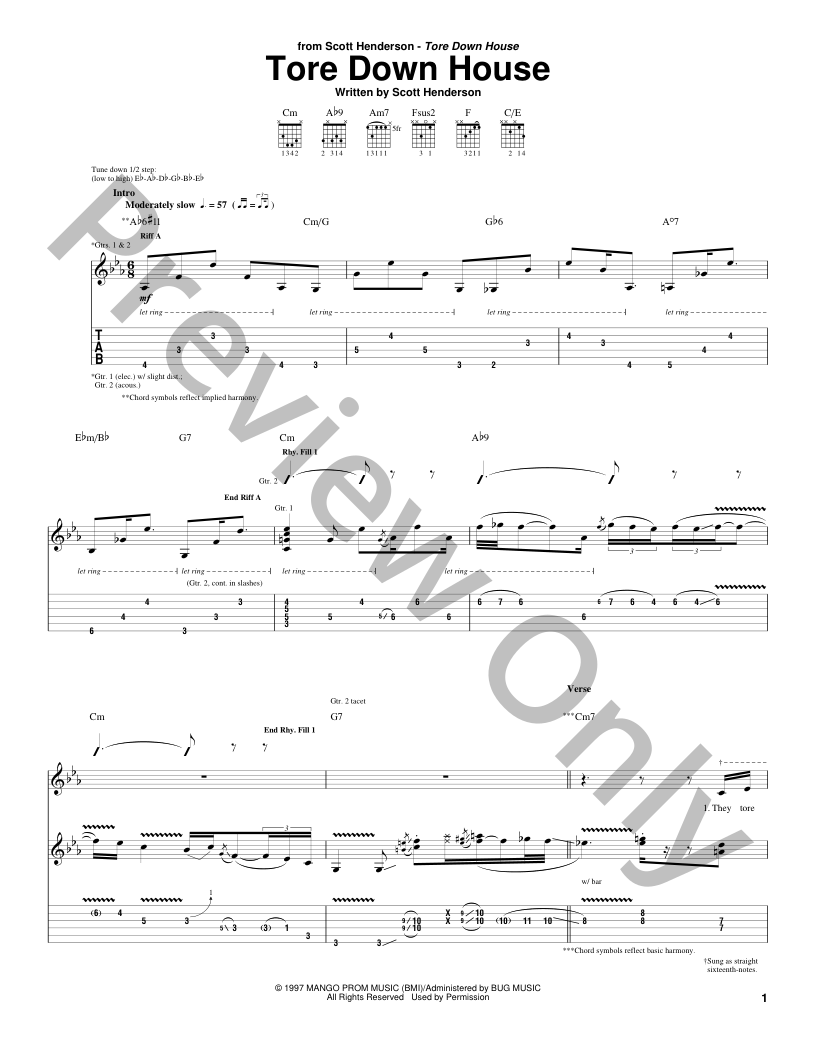 Tore down House | J.W. Pepper