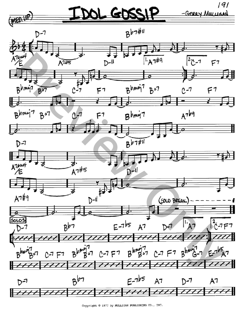 Idol Gossip P/V/G Sheet Music | J.W. Pepper