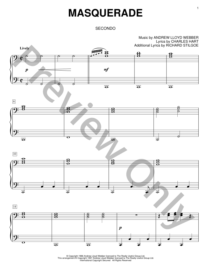 Masquerade | J.W. Pepper