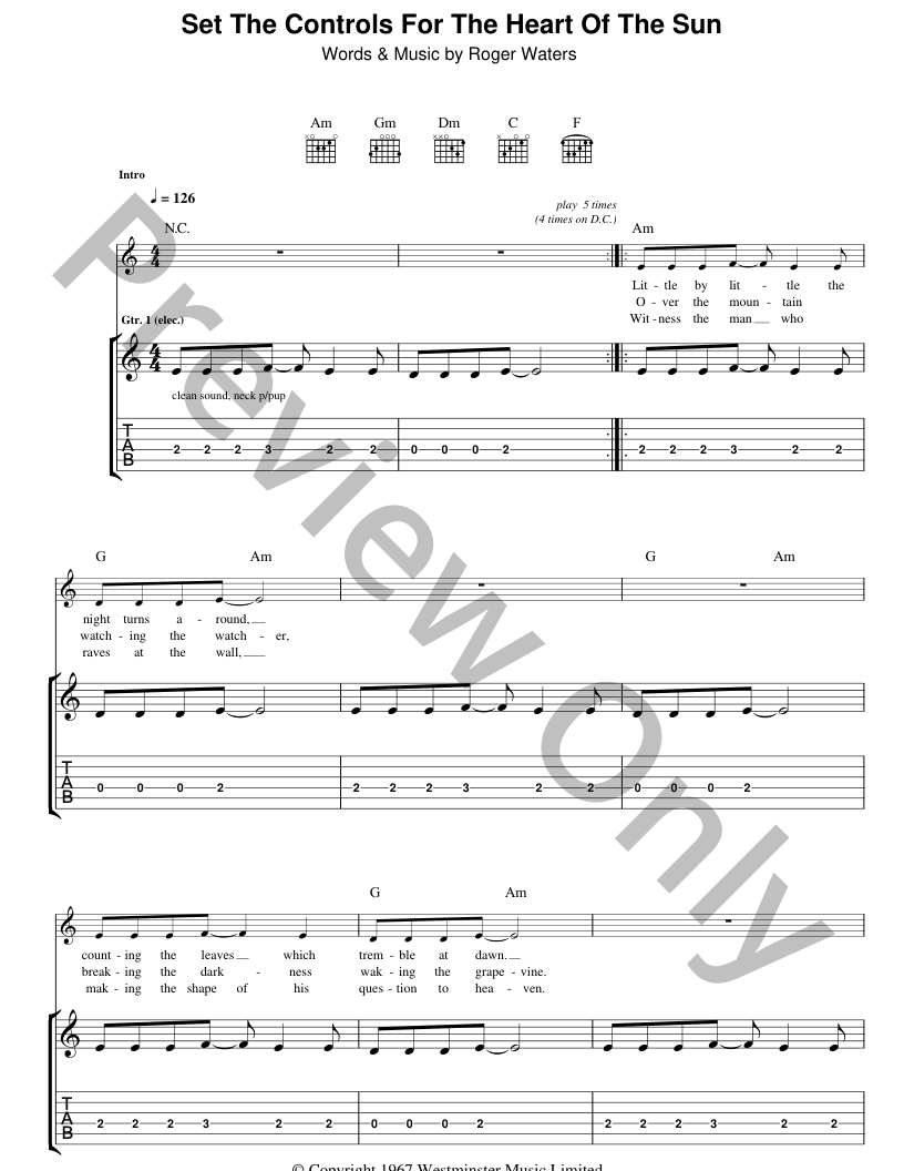 Set the Controls for the Heart of the Sun | J.W. Pepper