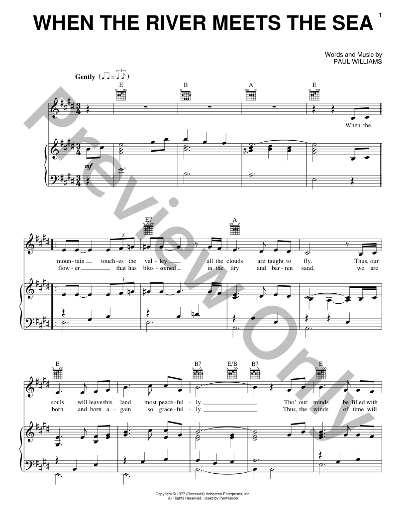 When the River Meets the Sea | J.W. Pepper