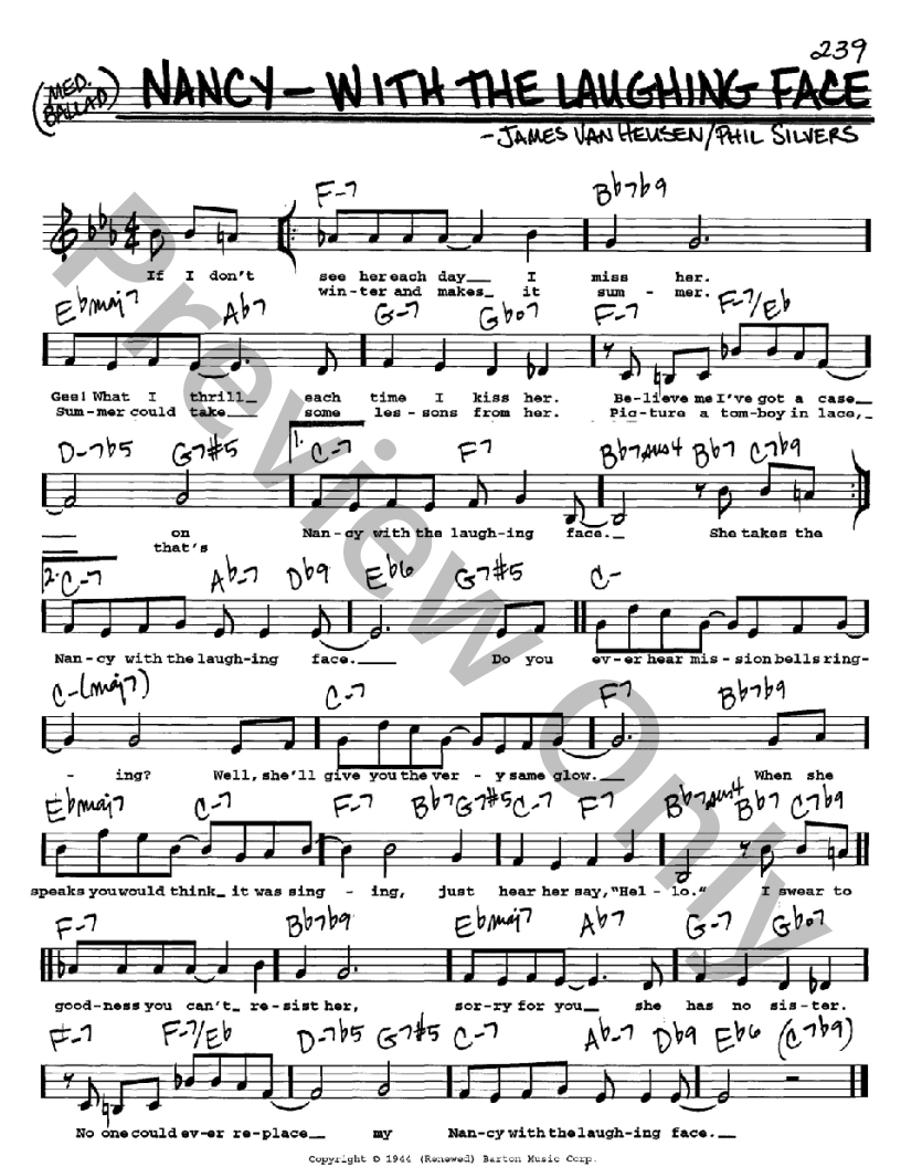 Nancy with the Laughing Face | J.W. Pepper