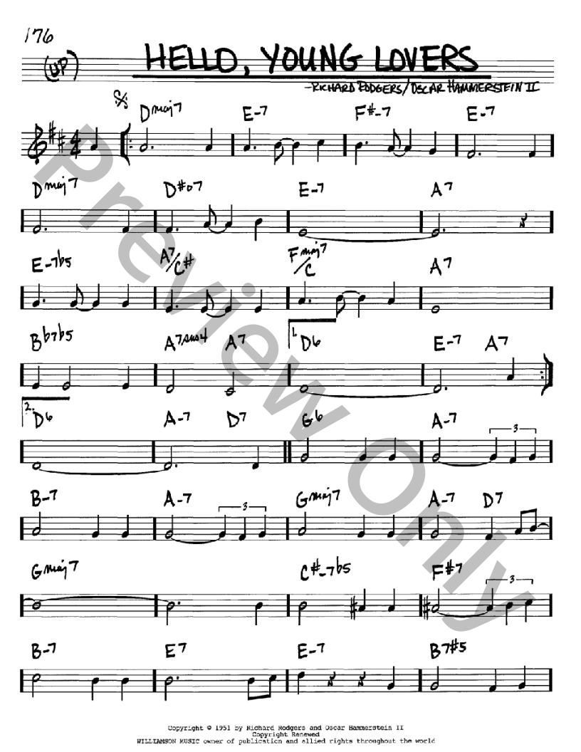 Hello, Young Lovers | J.W. Pepper