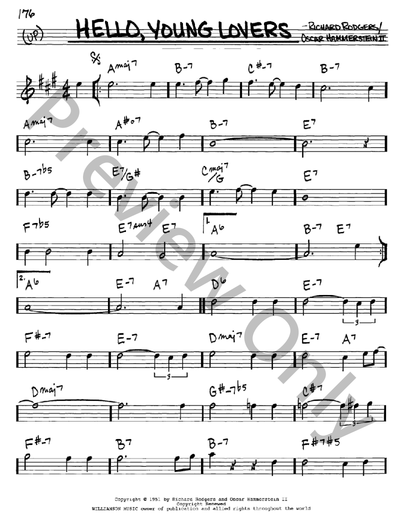 Hello, Young Lovers | J.W. Pepper