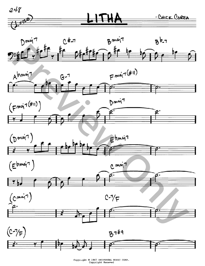 Litha P/V/G Sheet Music | J.W. Pepper
