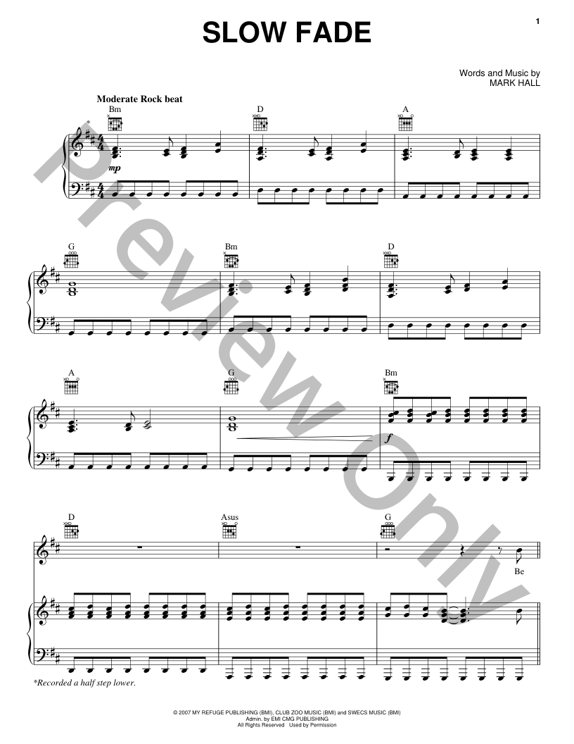 Slow Fade | J.W. Pepper