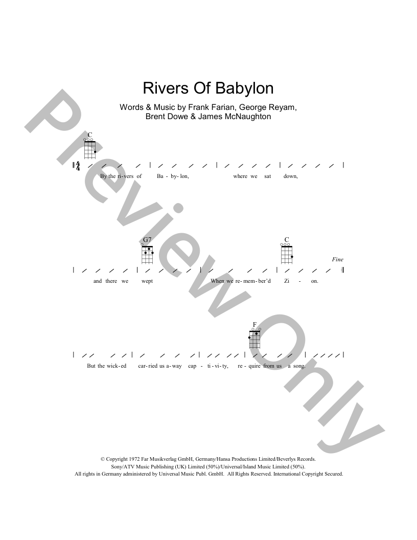 Rivers of Babylon | J.W. Pepper