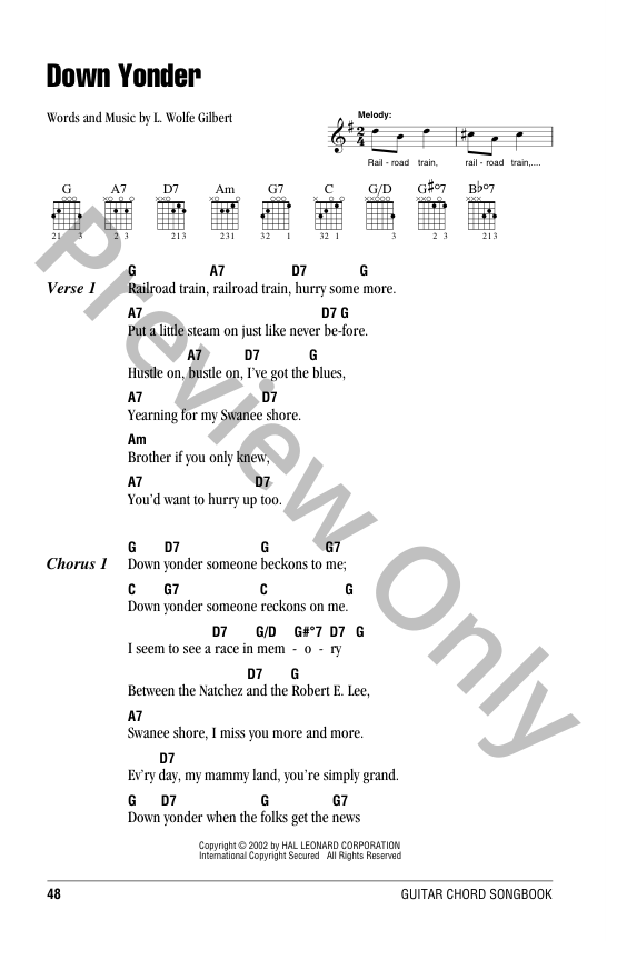 Down Yonder | J.W. Pepper