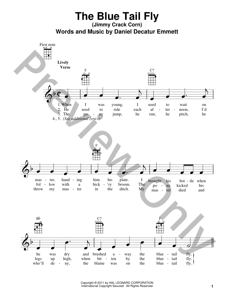 The Blue Tail Fly (Jimmy Crack Corn) | J.W. Pepper