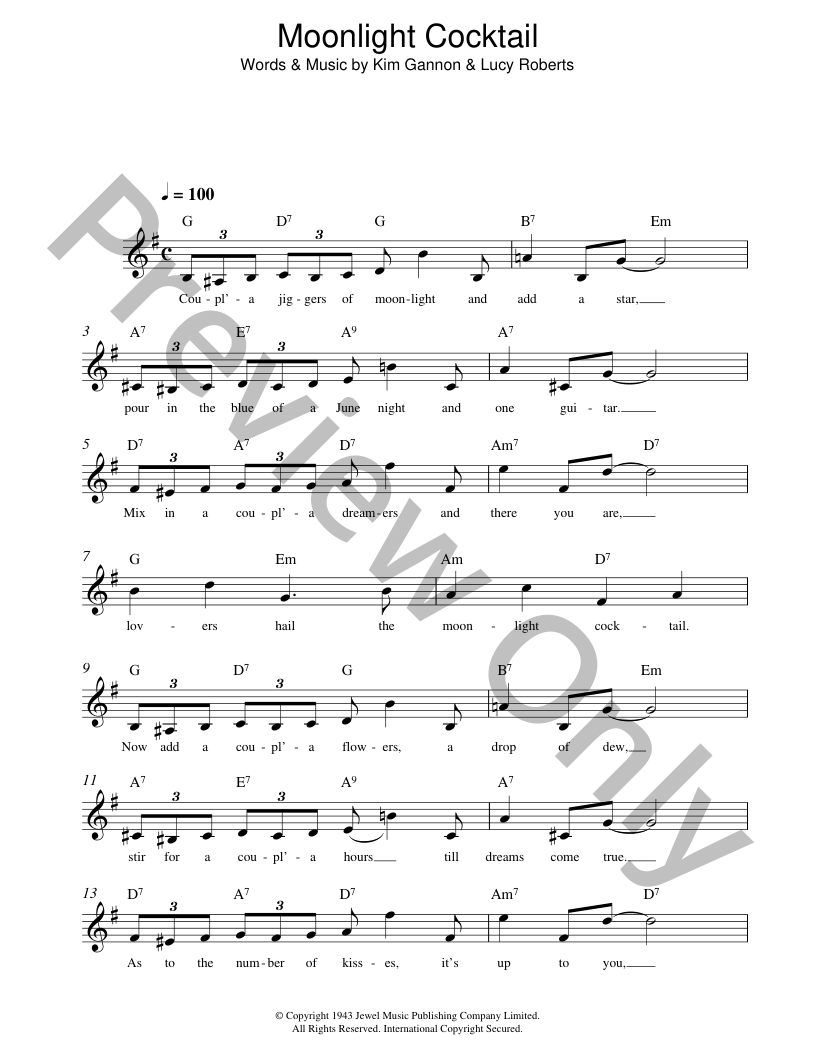 Moonlight Cocktail | J.W. Pepper