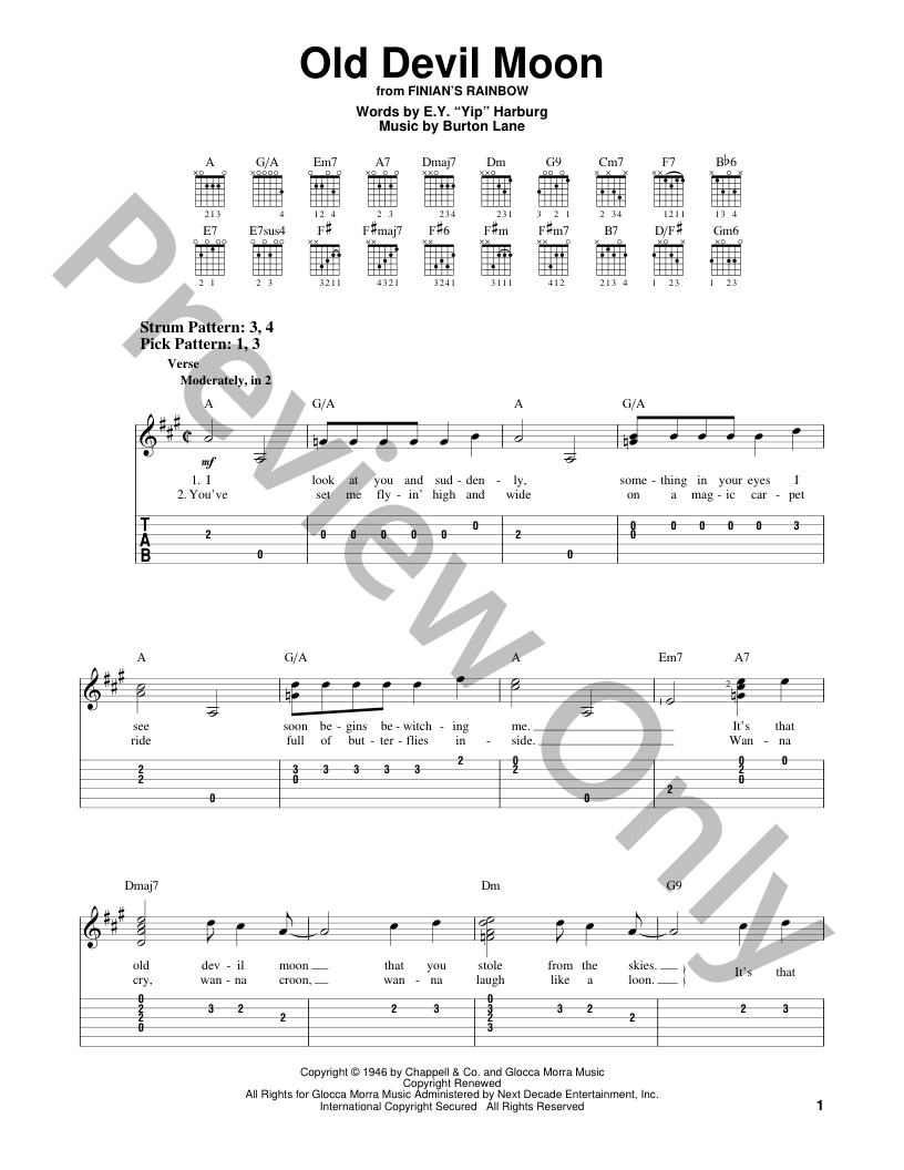 Old Devil Moon | J.W. Pepper