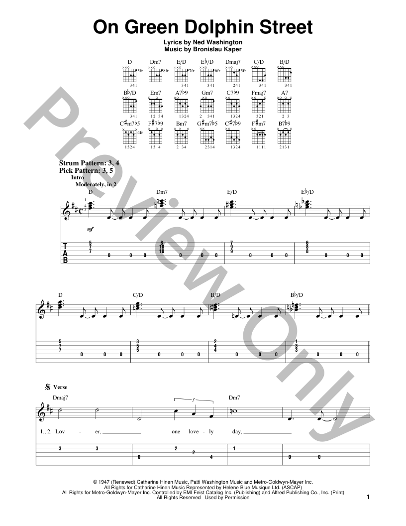 On Green Dolphin Street | J.W. Pepper