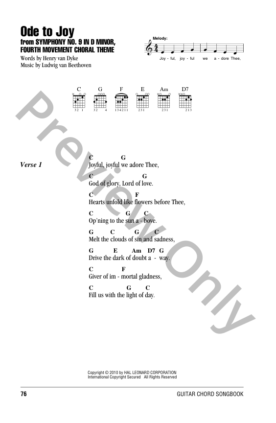 Ode to Joy | J.W. Pepper