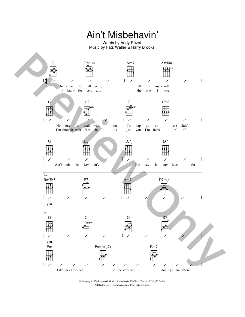 Ain't Misbehaving | J.W. Pepper