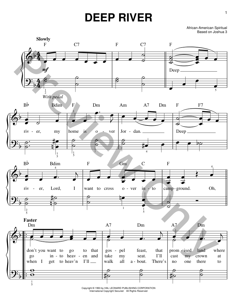 Deep River | J.W. Pepper