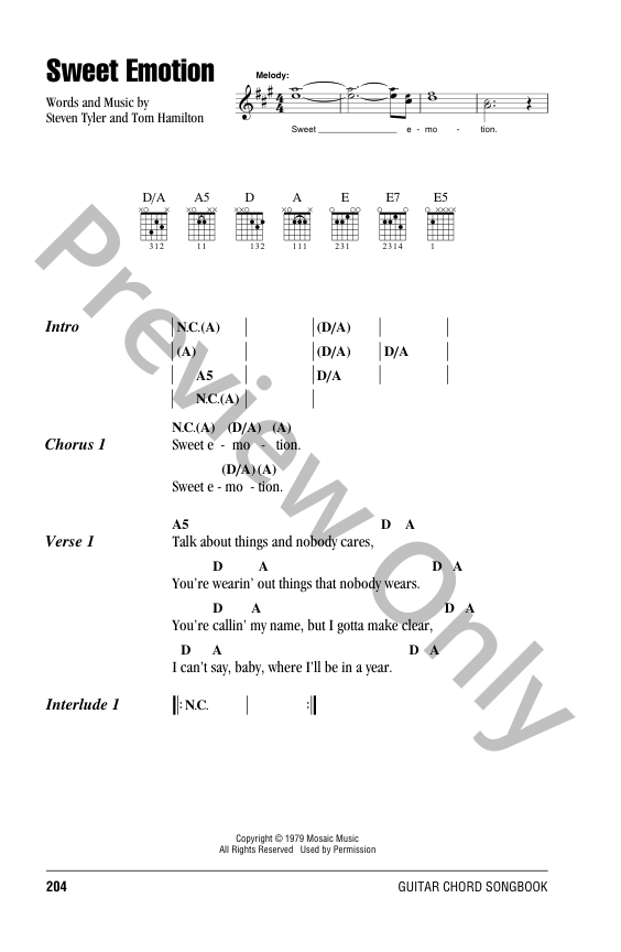 Sweet Emotion | J.W. Pepper