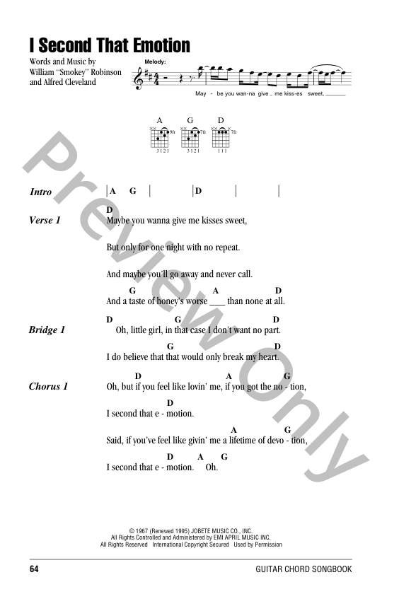 I Second that Emotion | J.W. Pepper