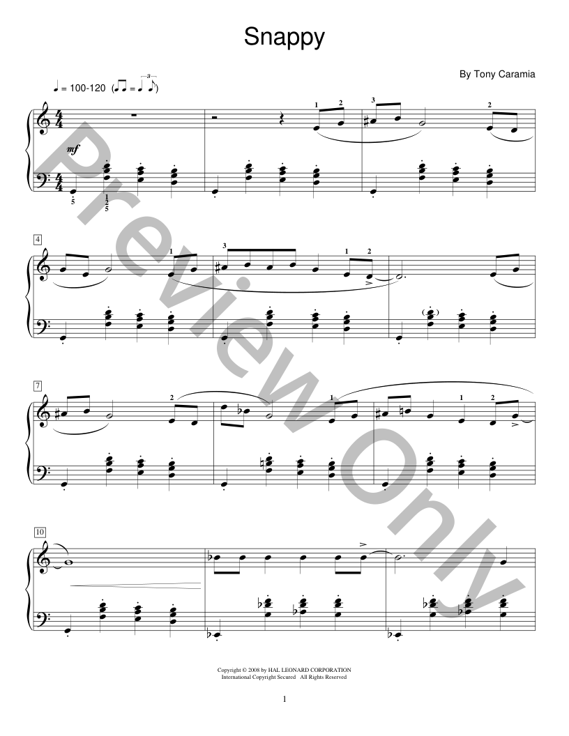 Snappy | J.W. Pepper