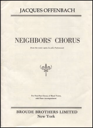 Neighbors' Chorus Choral Sheet Music | J.W. Pepper