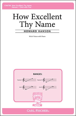 How Excellent Thy Name Choral Sheet Music | J.W. Pepper