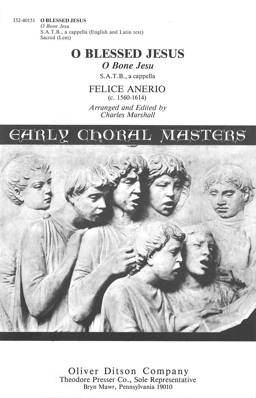 O Blessed Jesus | J.W. Pepper