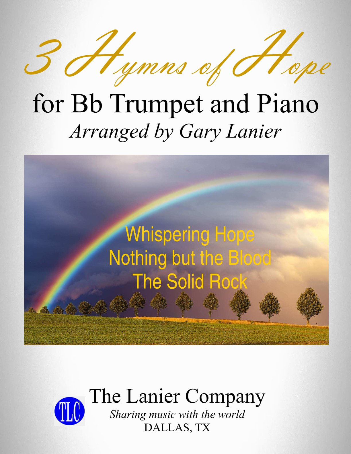 3 HYMNS OF HOPE (for Trumpet and Piano with Score/Parts) Sheet Music ...