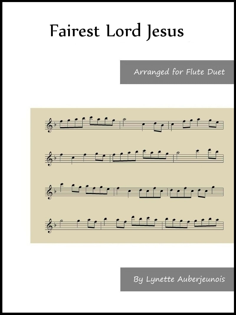 Fairest Lord Jesus Sheet Music | J.W. Pepper