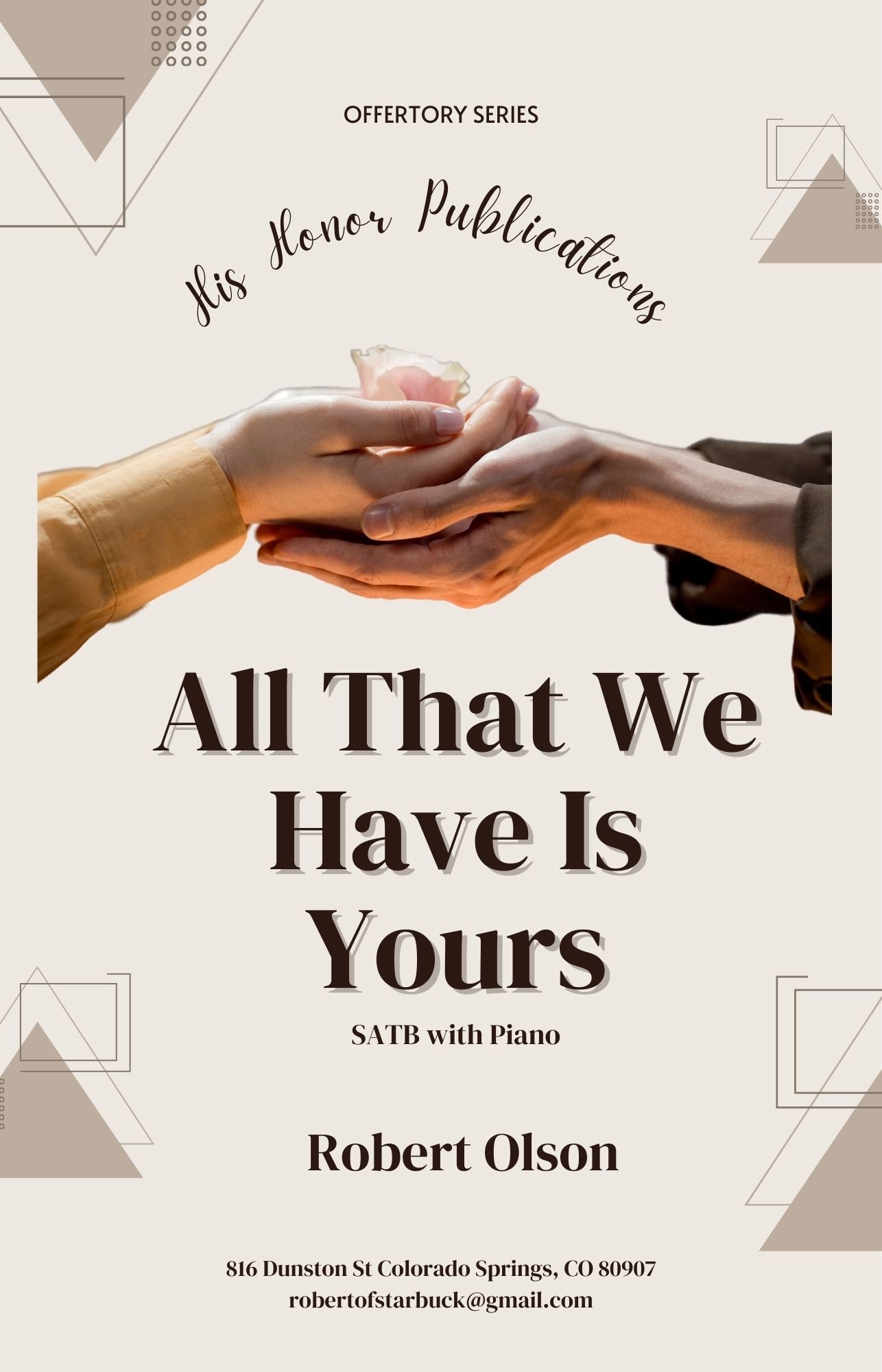 All That We Have Is Yours Choral Sheet Music | J.W. Pepper