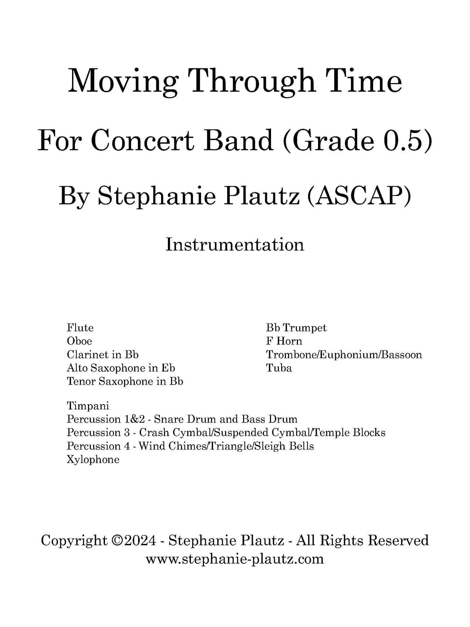 Moving Through Time | J.W. Pepper