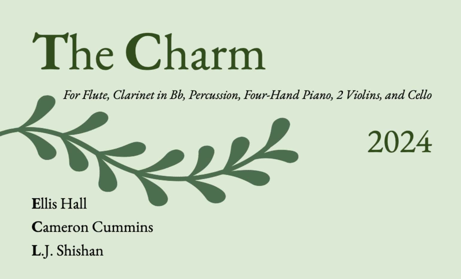 The Charm Sheet Music | J.W. Pepper