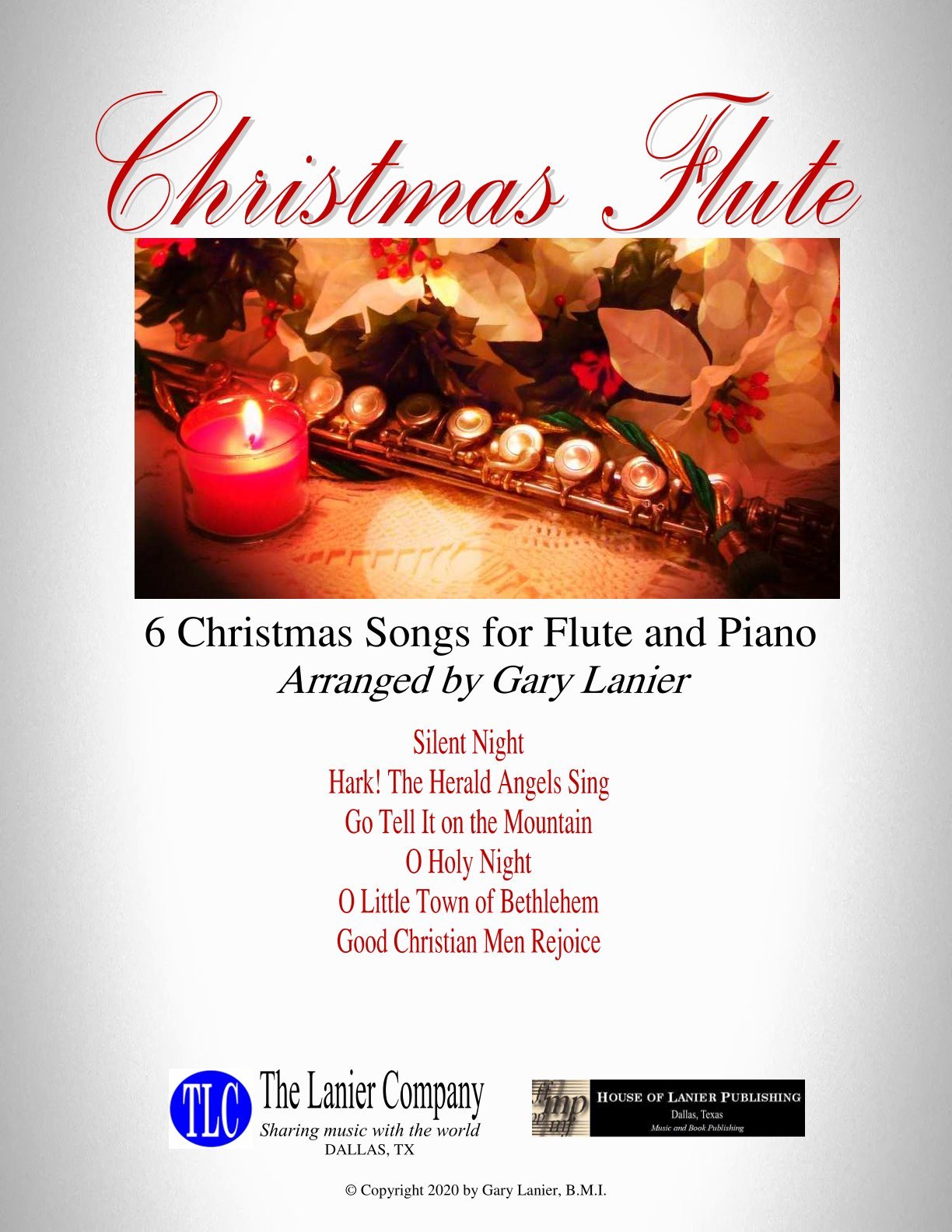 CHRISTMAS FLUTE (6 Christmas songs for Flute & Piano with Score/Parts ...