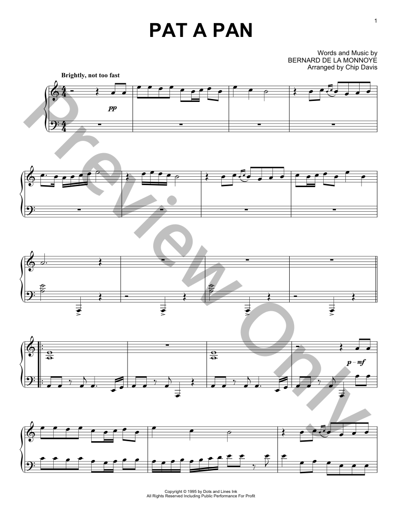 Pat A Pan | J.W. Pepper