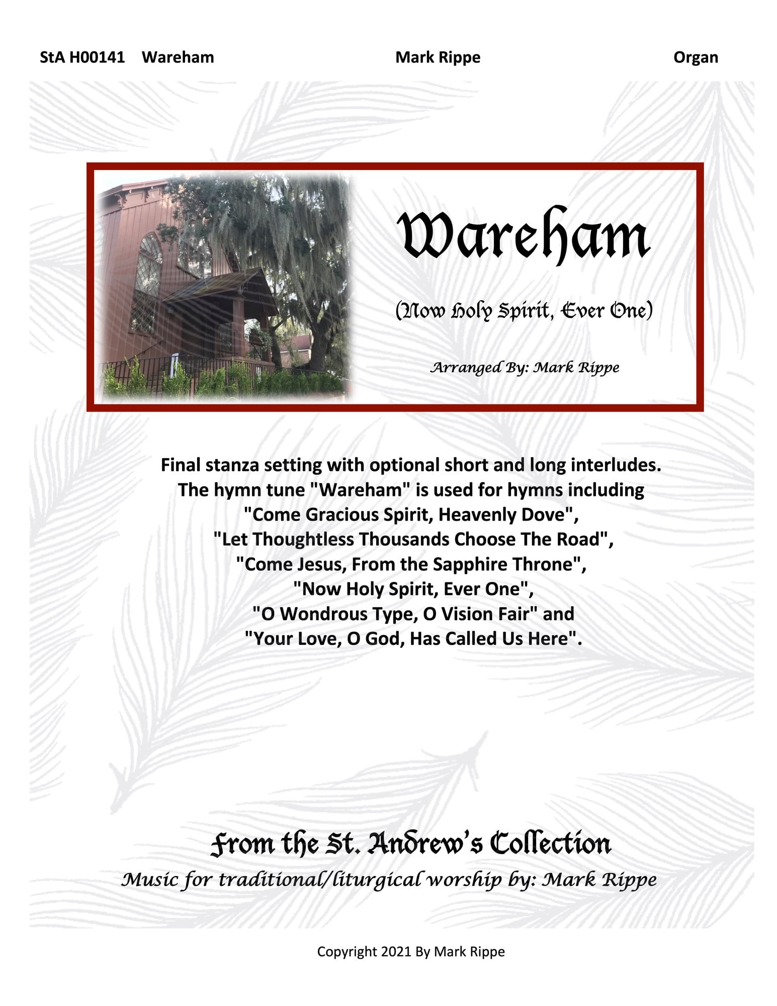 "Wareham" Hymn Setting (StA H00141) | J.W. Pepper