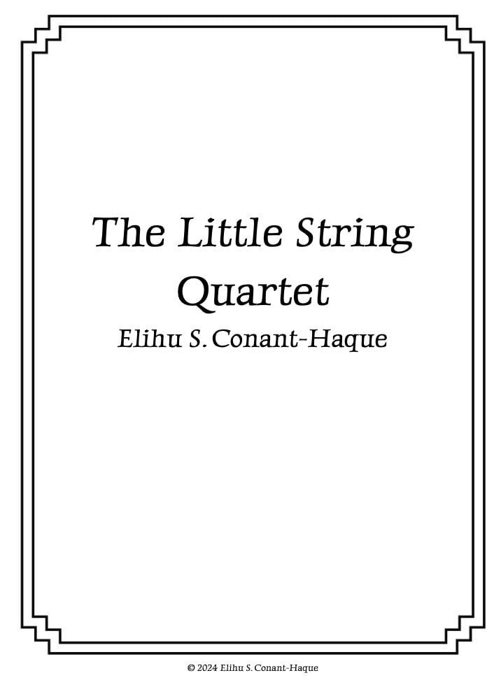 The Little String Quartet | J.W. Pepper