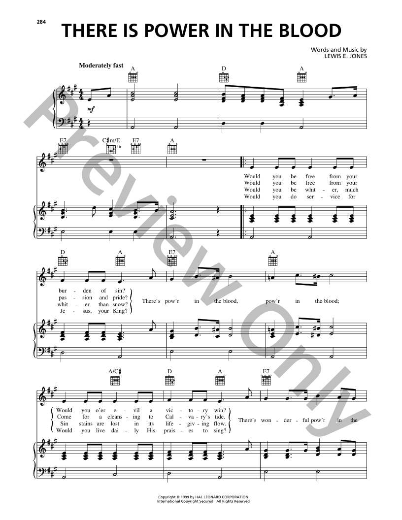 There Is Power In The Blood | J.W. Pepper