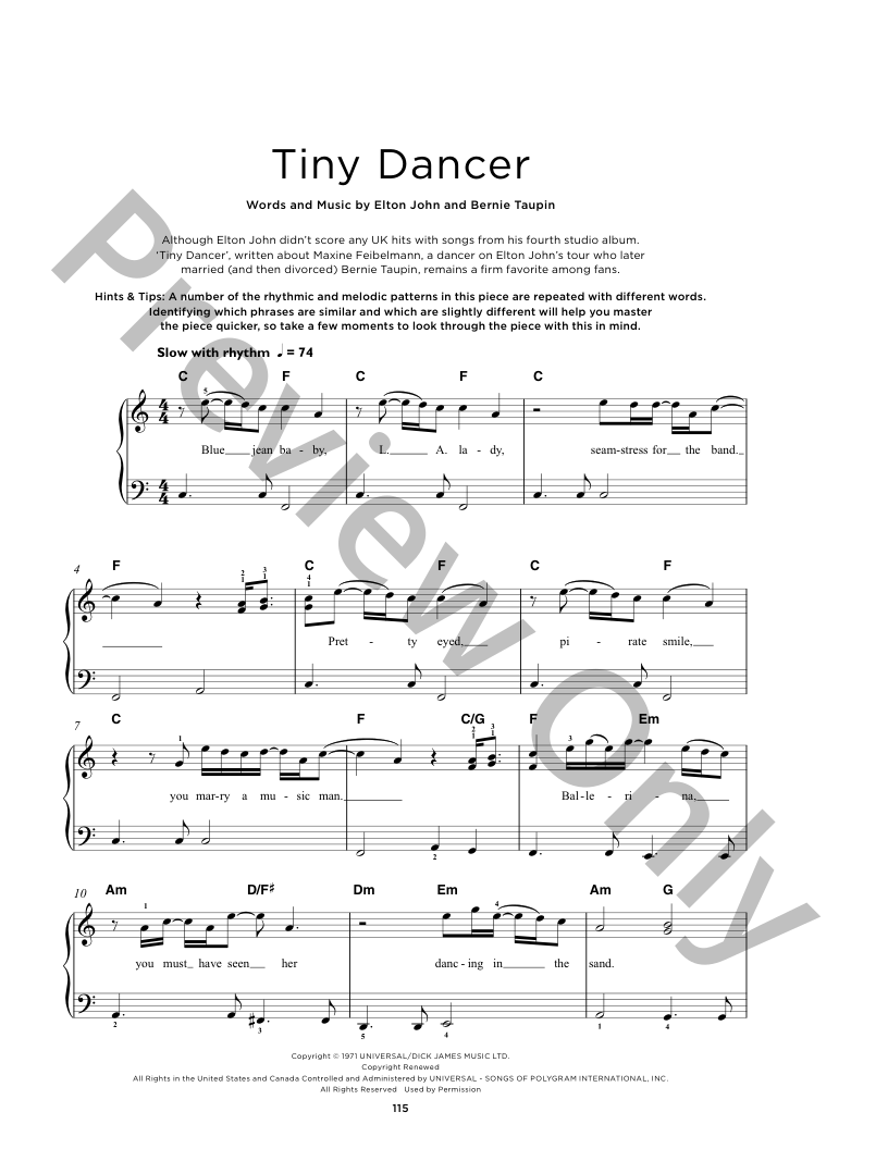 Tiny Dancer | J.W. Pepper